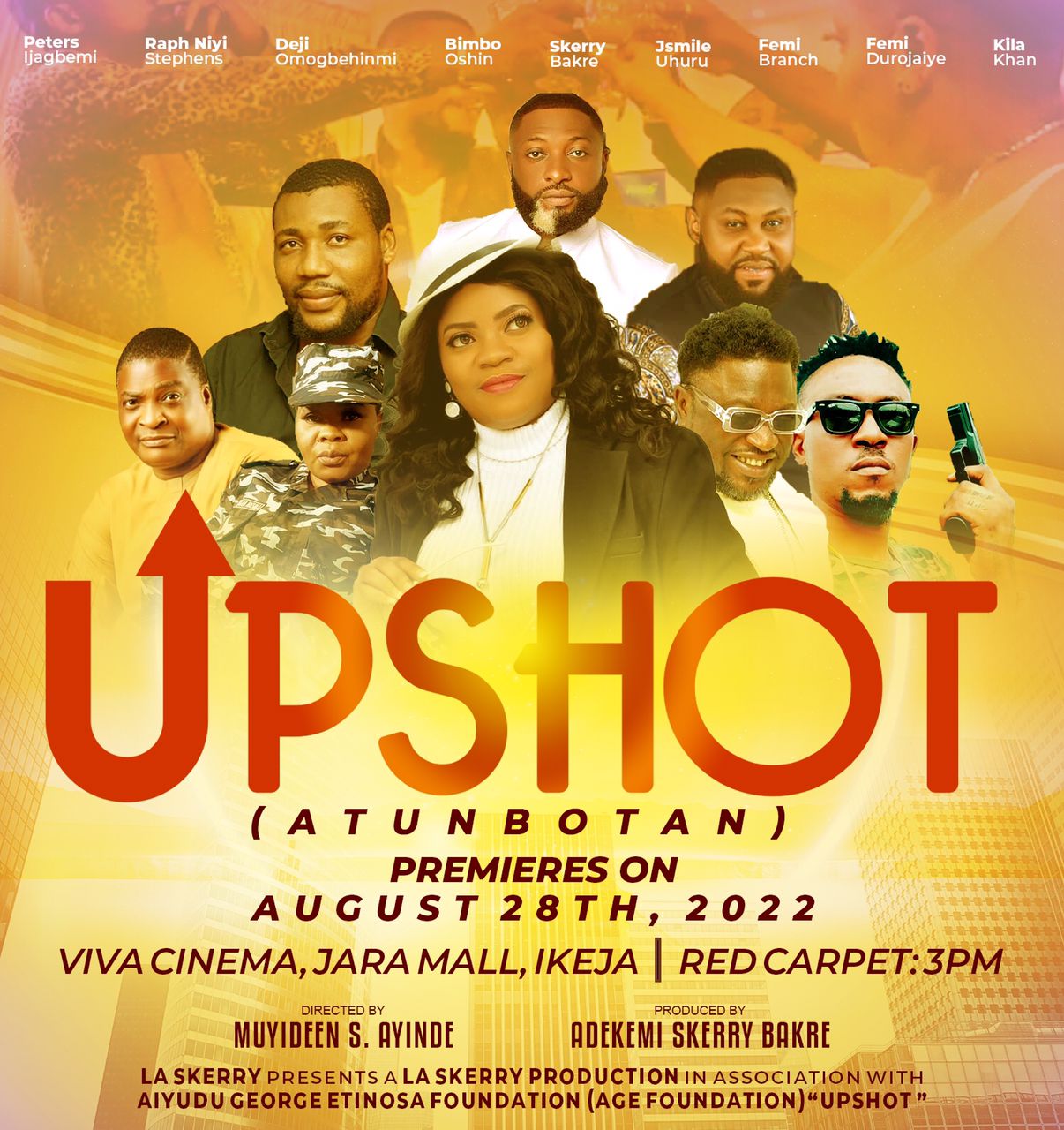 NEW SENSATIONAL MOVIE, “UPSHOT” PREMIERES IN LAGOS - theBladeNG