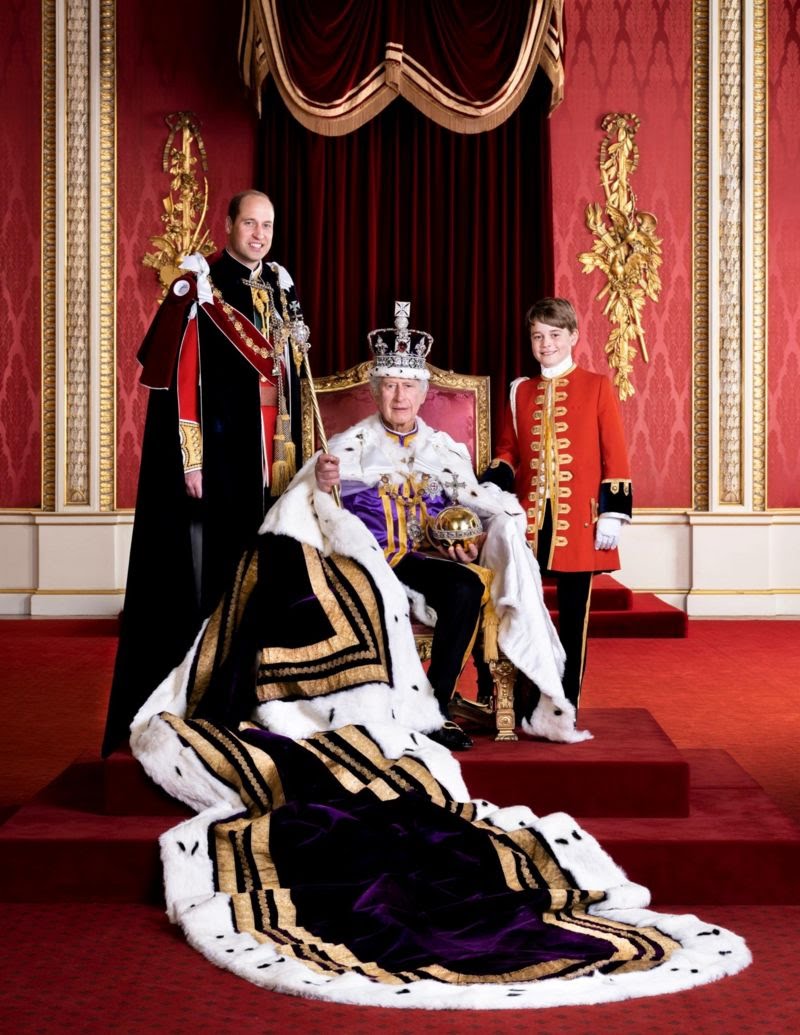 KING CHARLES III: BUCKINGHAM PALACE SHOWS OFF ENGLAND’S TWO FUTURE ...