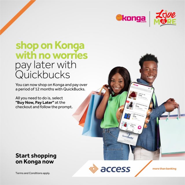 PAY WITH QUICKBUCKS: ACCESS BANK PARTNERS KONGA - theBladeNG