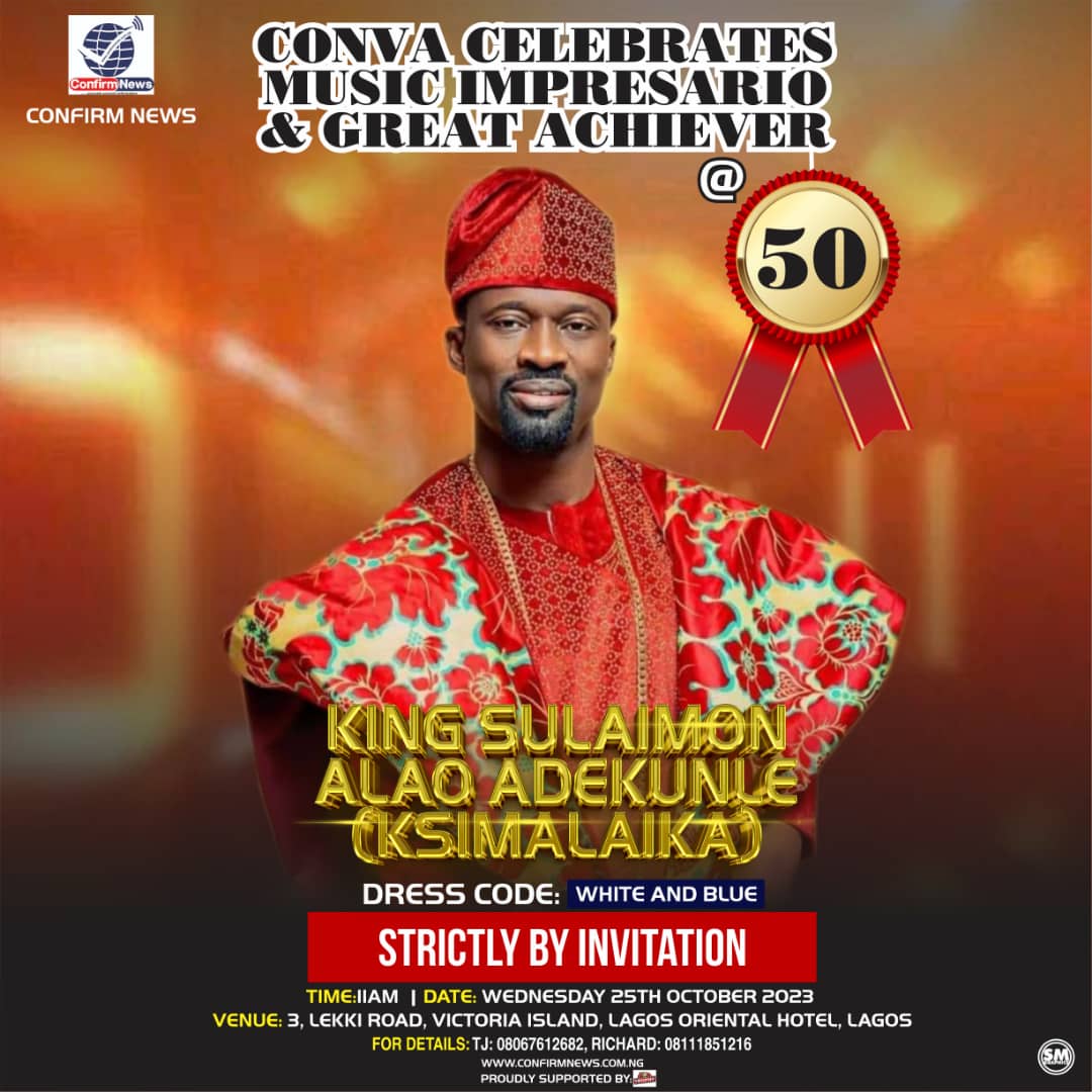 CONFIRM NEWS SET TO CELEBRATE FUJI MUSIC ICON, KS1-MALAIKA @50 - theBladeNG