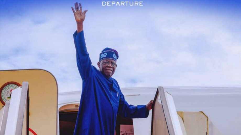 TINUBU OFF TO SOUTH AFRICA FOR RAMAPHOSA'S INAUGURATION - theBladeNG