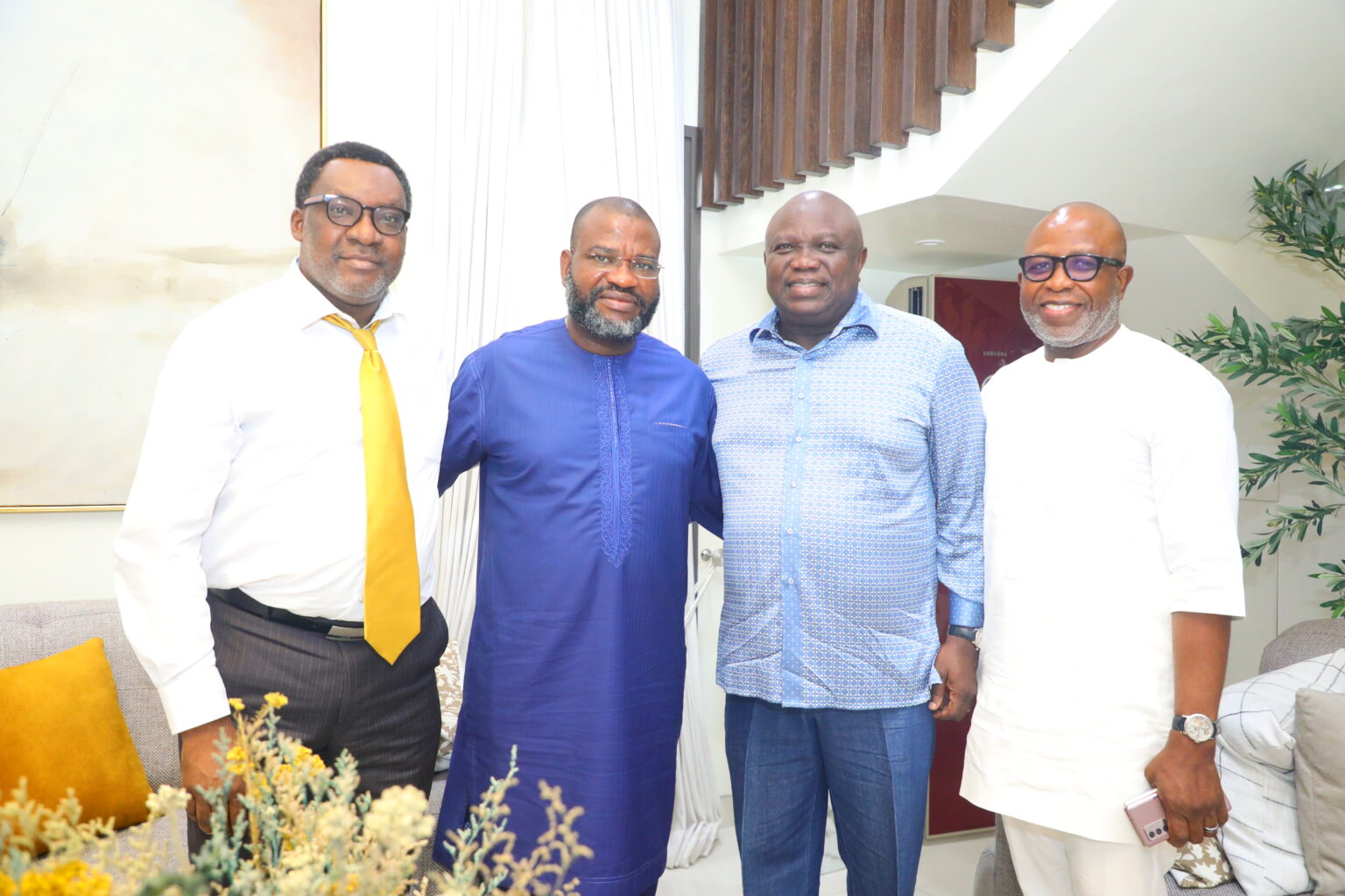AMBODE PAYS CONDOLENCE VISIT TO AFRIMA PRESIDENT(PHOTO) - theBladeNG