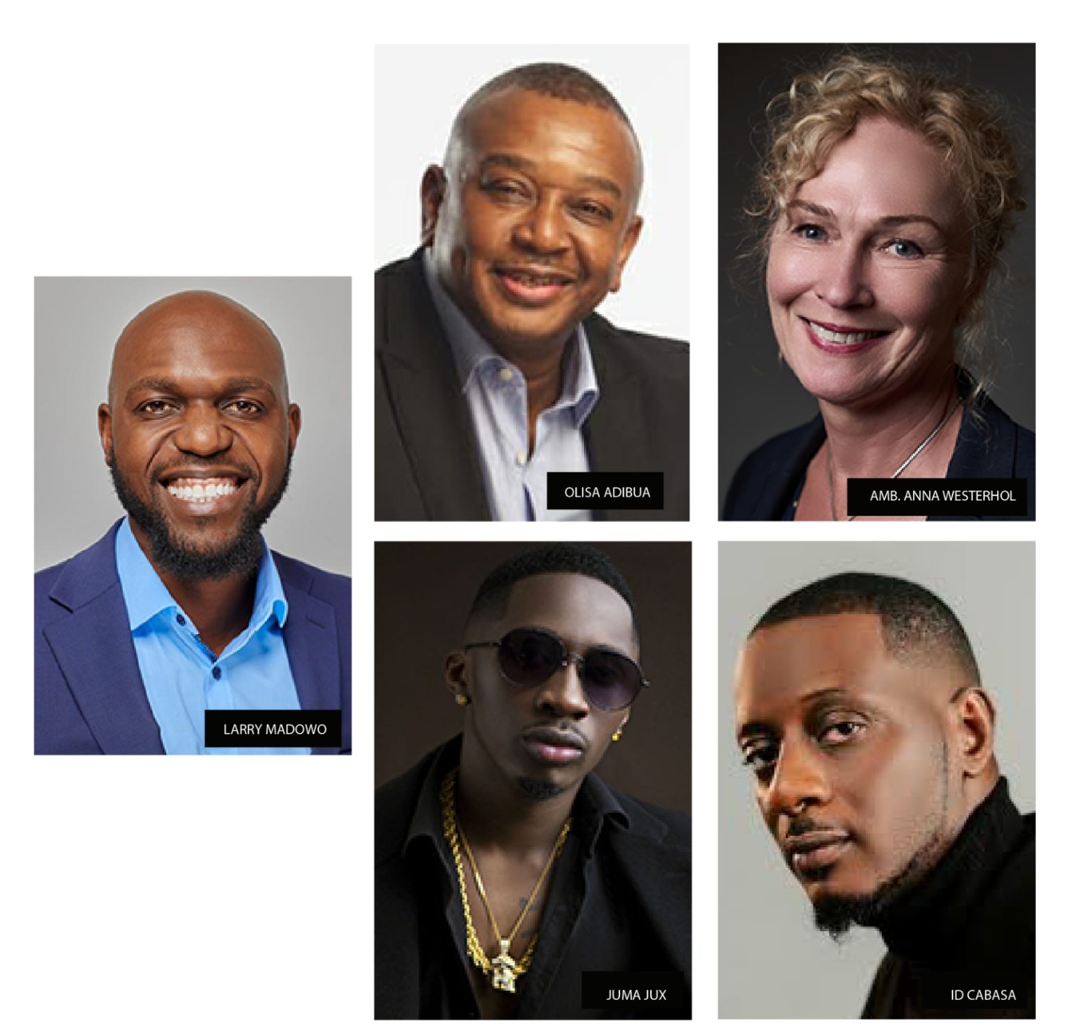 9TH AFRIMA: CNN'S LARRY MADOWO, SWEDISH AMBASSADOR, OLISA ADIBUA, JUMA ...
